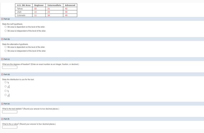 Solved State the ral mopothesis Sel area be deperset en the | Chegg.com