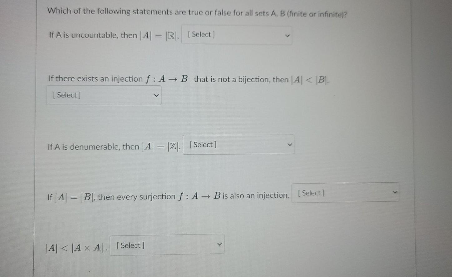 Solved Are the following sets countable? The set of finite | Chegg.com
