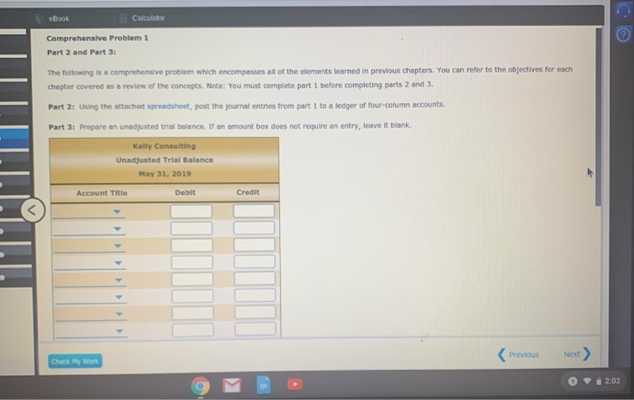 eBook Calculate Comprehensive Problem 1 Part 2 and | Chegg.com