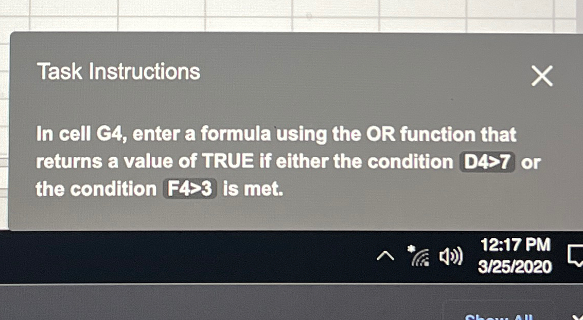 Solved Task InstructionsIn cell C4, ﻿enter a formula using | Chegg.com