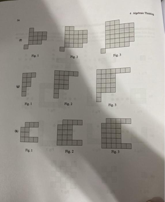 Solved 13 Investigations Imvestigation 18: Square Patterns | Chegg.com