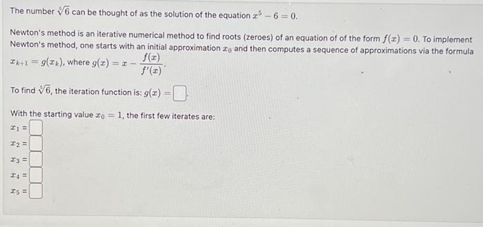 Solved The number 56 can be thought of as the solution of | Chegg.com