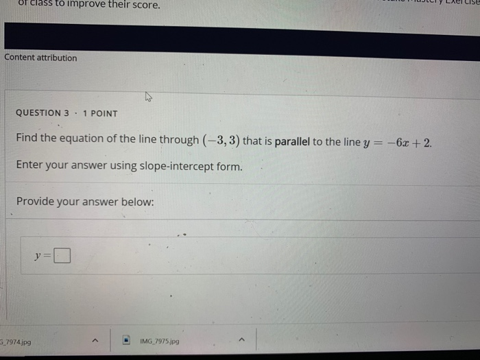 Solved Of class to improve their score. Content attribution | Chegg.com
