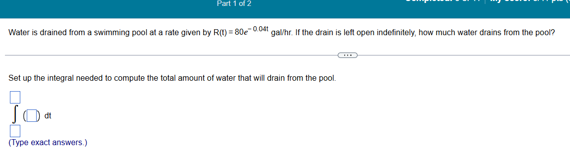 [Solved]: Water is drained from a swimming pool at a rate gi