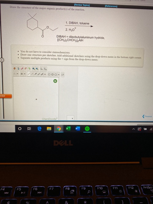 Solved Review Toples Draw the structure of the major organic | Chegg.com
