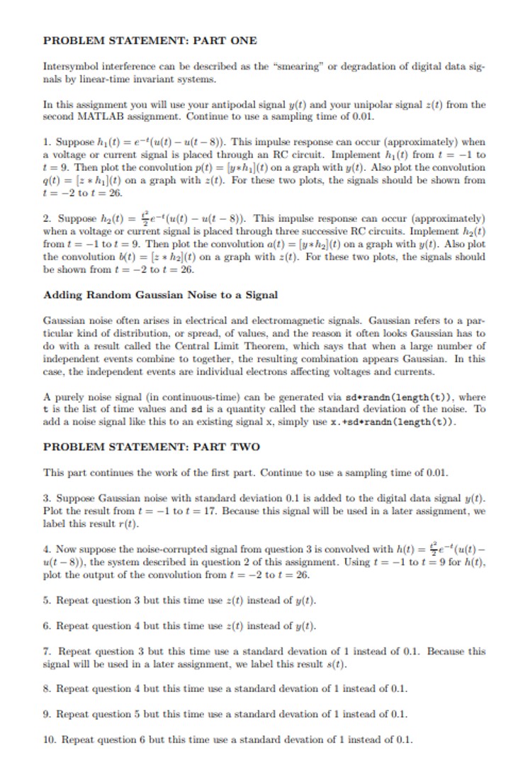 Please Show Matlab Work In Answer