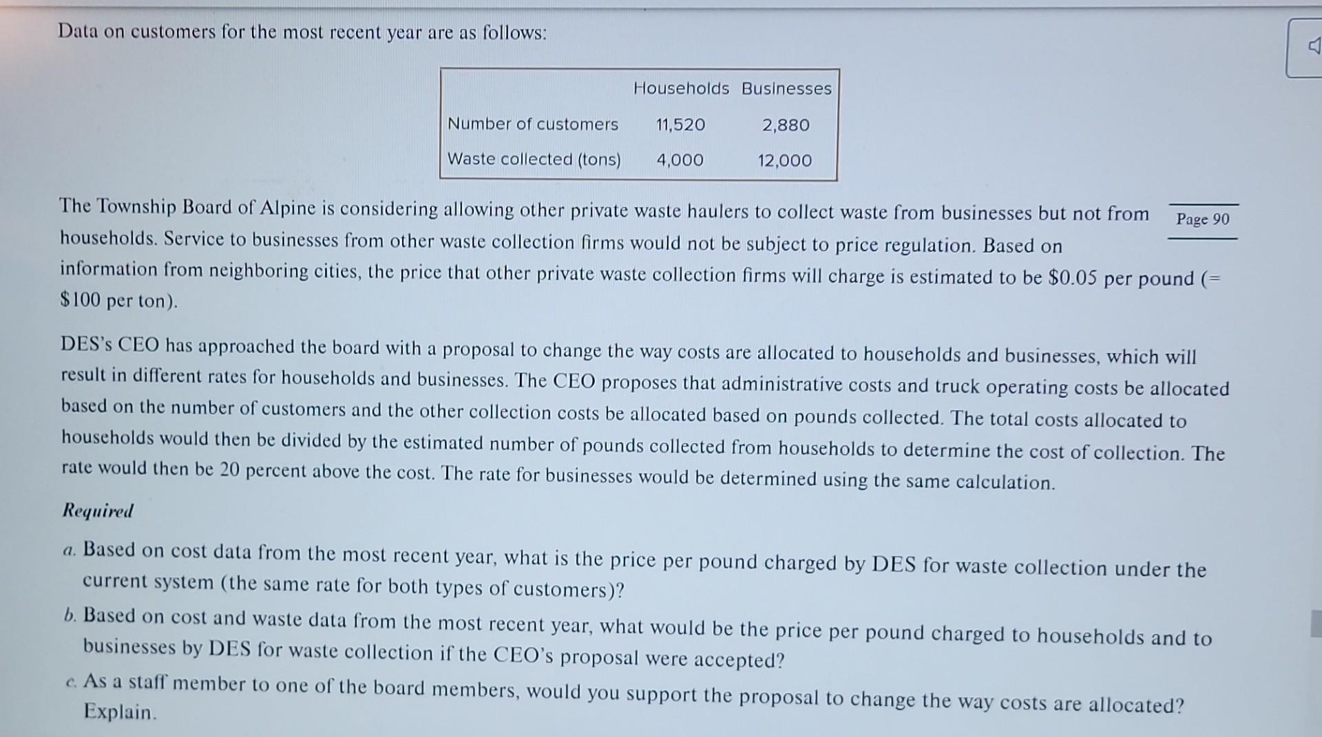 Solved 2-79. Cost Allocation and Regulated Prices (닌 LO 2-3) | Chegg.com