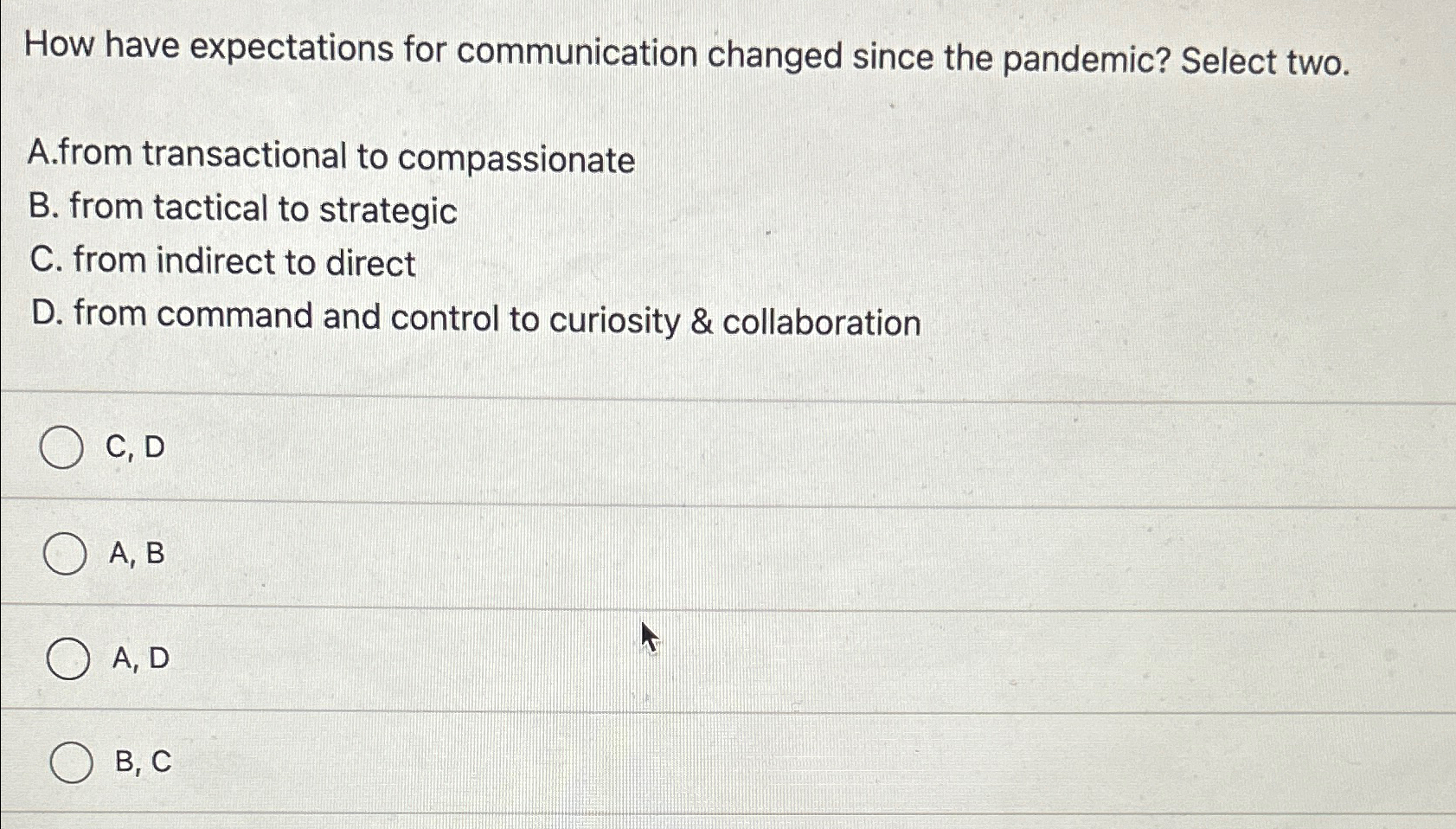 Solved How have expectations for communication changed since | Chegg.com