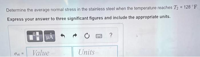 Solved The assembly has the diameters and material make-up | Chegg.com