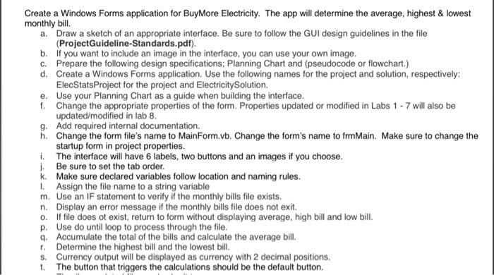 Solved Create A Windows Forms Application For Buymore