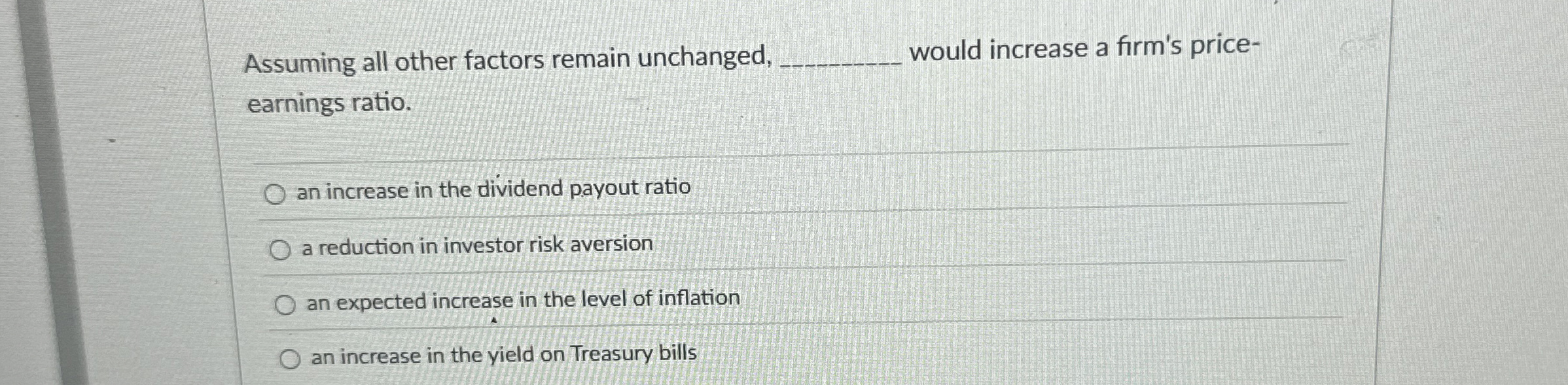 High Quality SOLUTION Assuming all other factors remain unchanged, would | Chegg.com