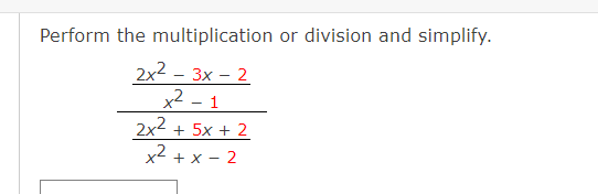 Perform the multiplication or division and | Chegg.com