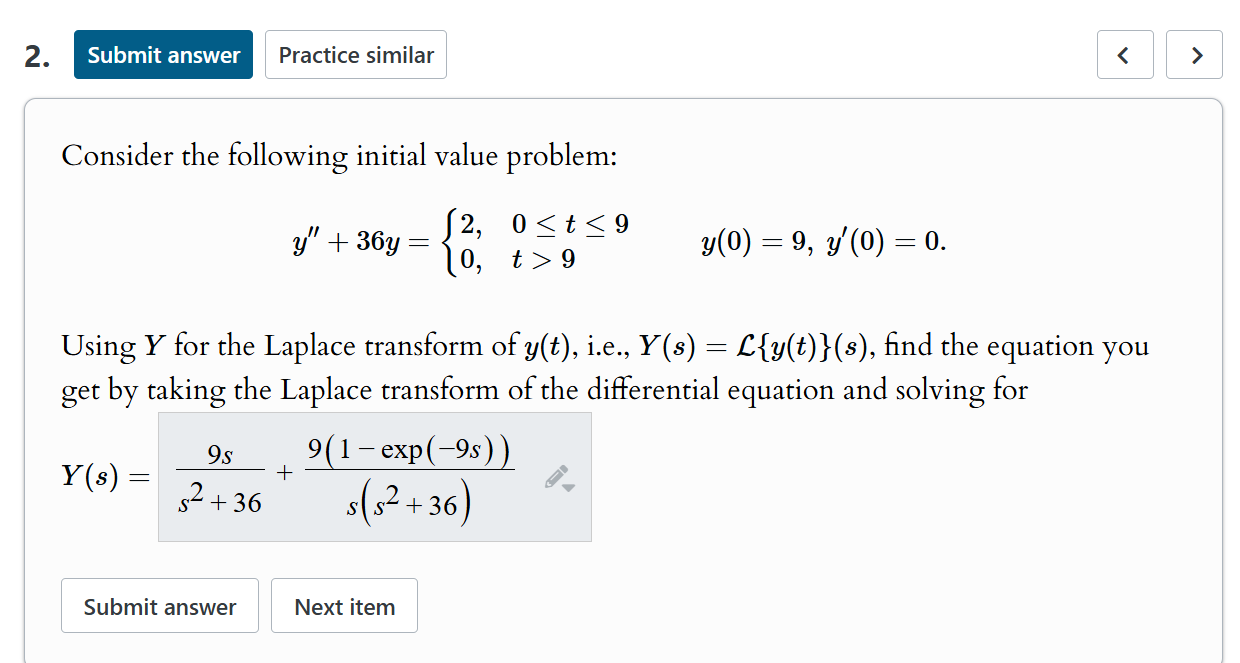 Solved Consider the following initial value problem: | Chegg.com