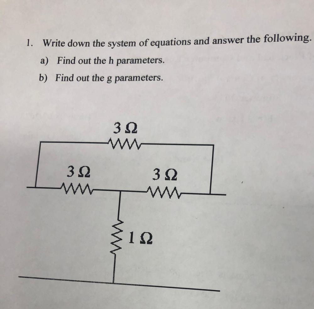 Solved 1. Write down the system of equations and answer the | Chegg.com