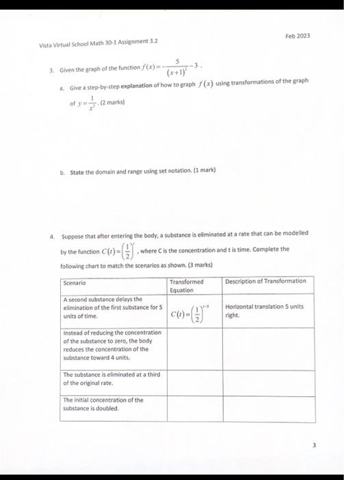 Solved hello Can someone please solve question 3 and 4 for | Chegg.com