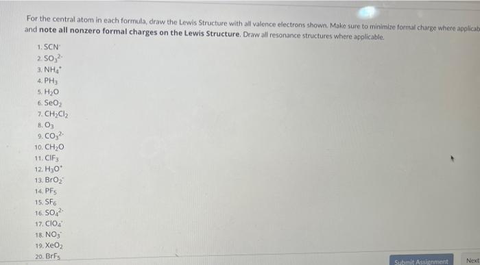 Solved Steps for Lewis Structures: 1. Determine the total | Chegg.com