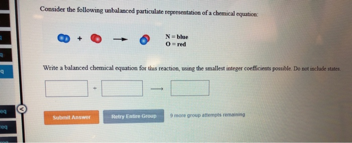 Solved Consider the following unbalanced particulate | Chegg.com