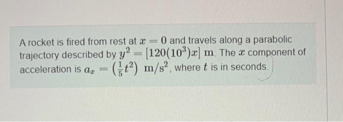 Solved Part a) Determine the magnitude of the rockets | Chegg.com