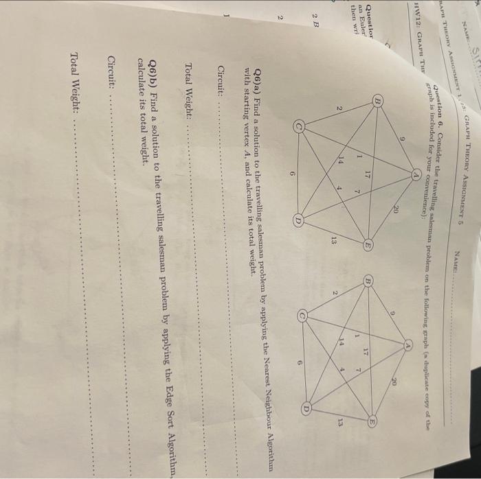 Solved RAPH THEORY ASSIGNMENT 1, 15: GRAPH THEORY ASSIGNMENT | Chegg.com