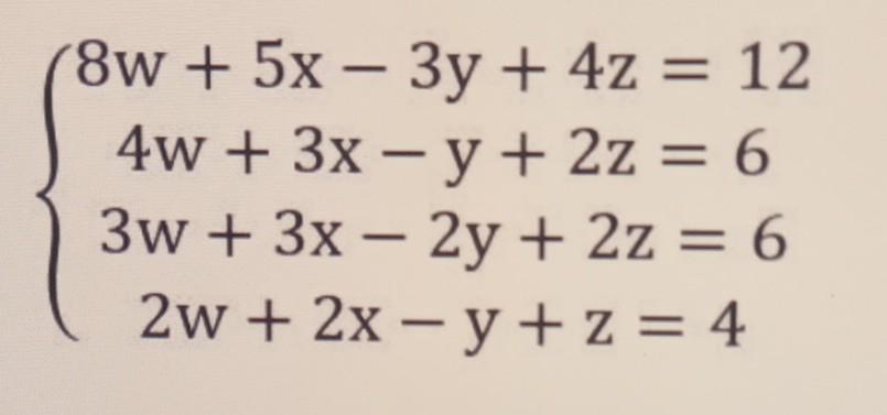 Solved Solve the system of Linear Equation using crout's | Chegg.com