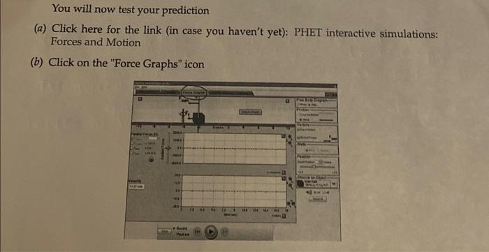 2.1. Prediction, then simulation. Consider an object | Chegg.com