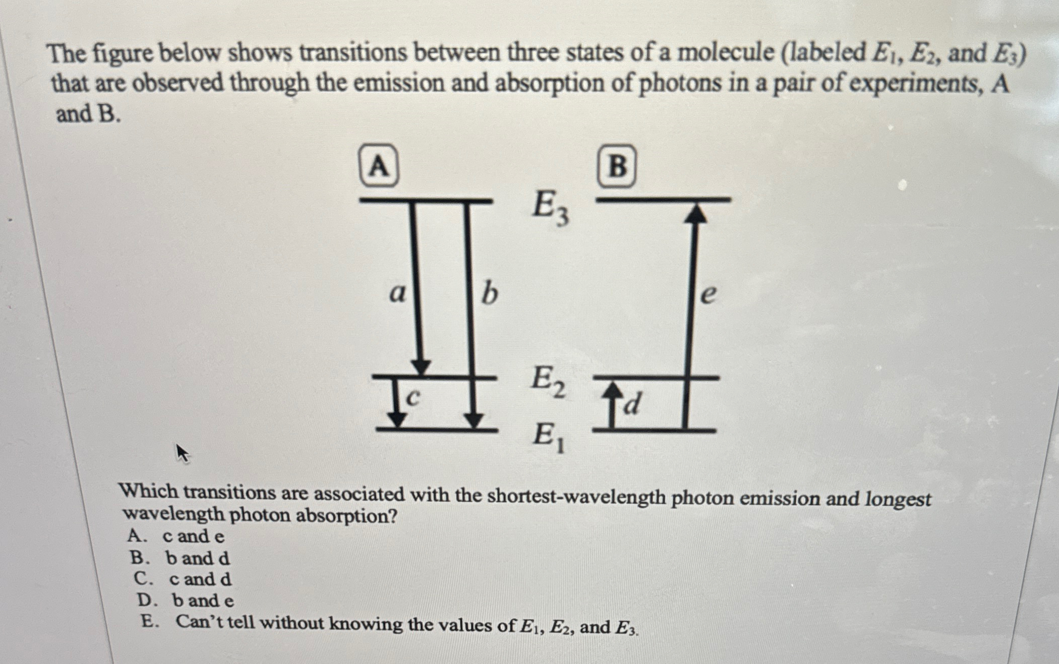 Solved The figure below shows transitions between three | Chegg.com