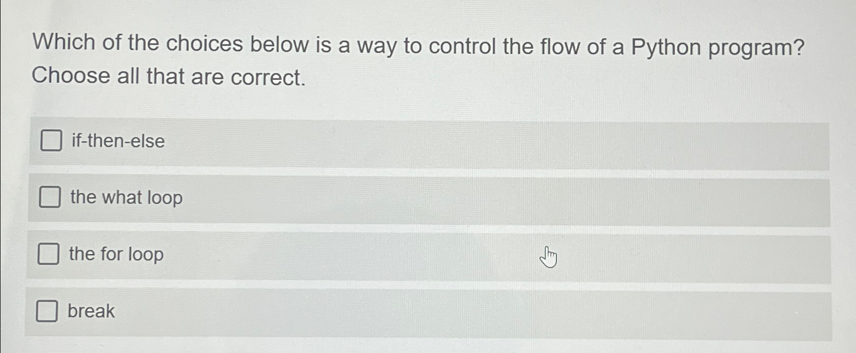 Solved Which of the choices below is a way to control the | Chegg.com