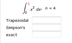 Solved Use the Trapezoidal Rule and Simpson's Rule to | Chegg.com