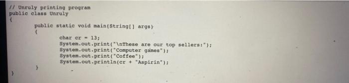 Solved Fix the java program given, so that when jGrasp | Chegg.com