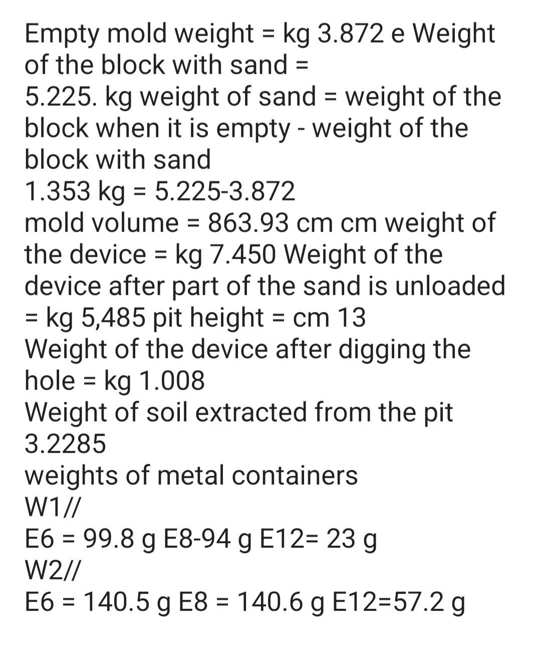 Solved The field density experiment of the soil was done in | Chegg.com