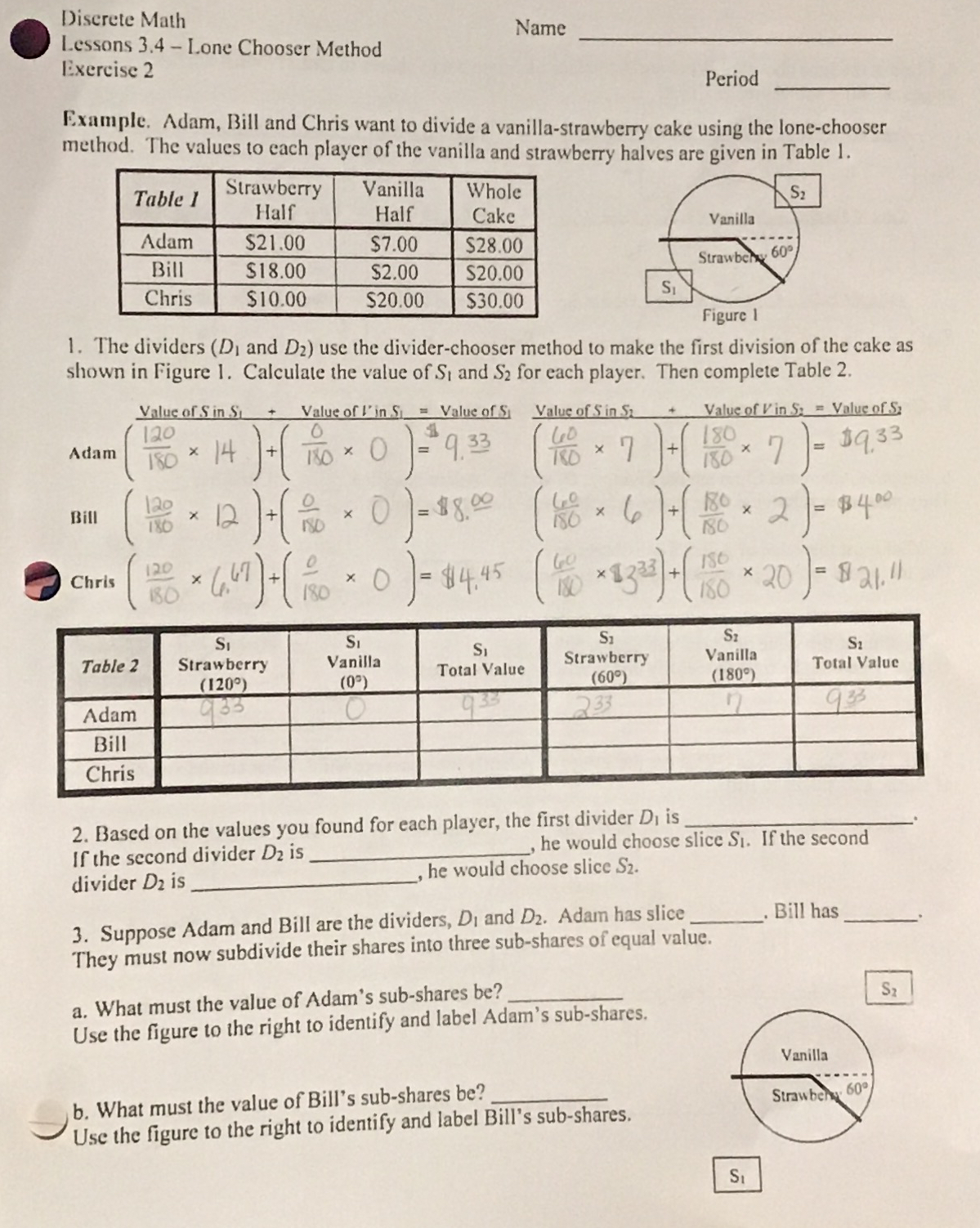 Solved Discrete MathL.essons 3.4 - ﻿Lone Chooser | Chegg.com