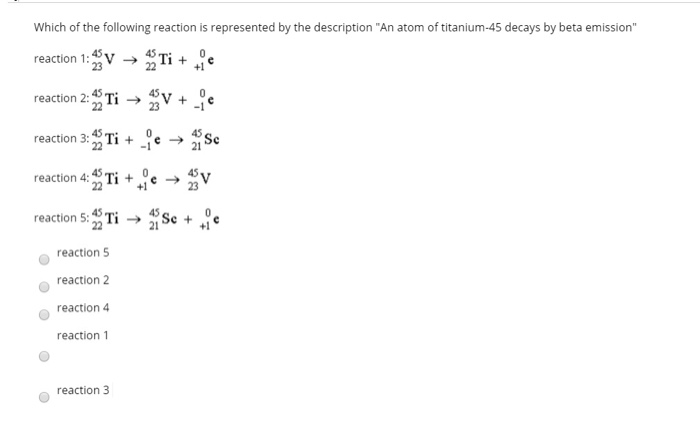 Solved Which of the following reaction is represented by the | Chegg.com