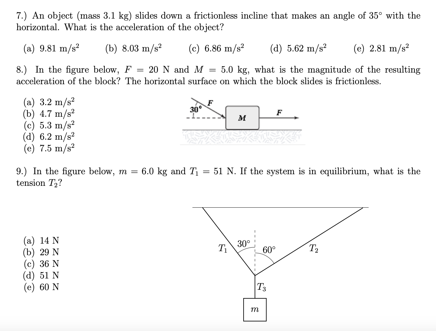 Solved 7.) ﻿An object (mass 3.1kg ) ﻿slides down a | Chegg.com