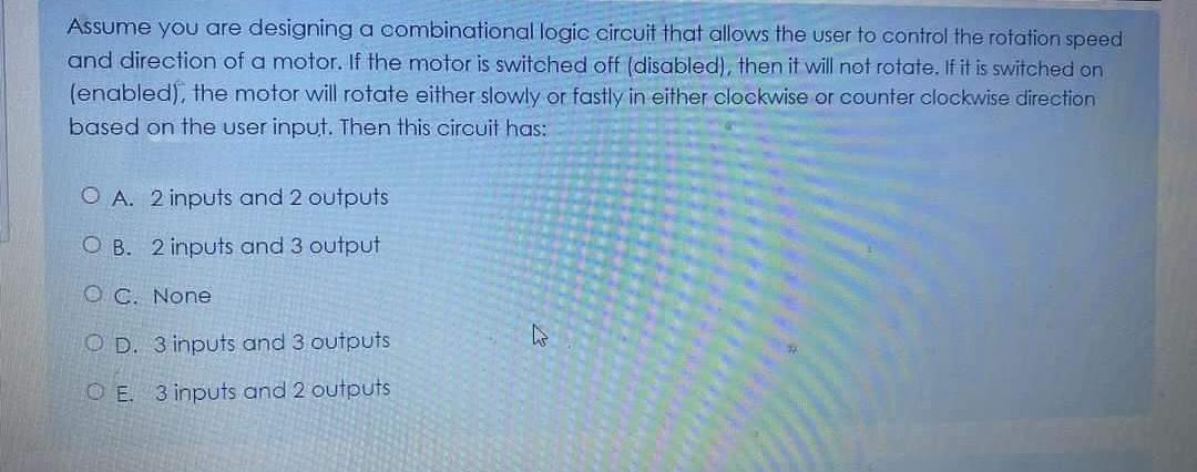 Solved Assume you are designing a combinational logic | Chegg.com