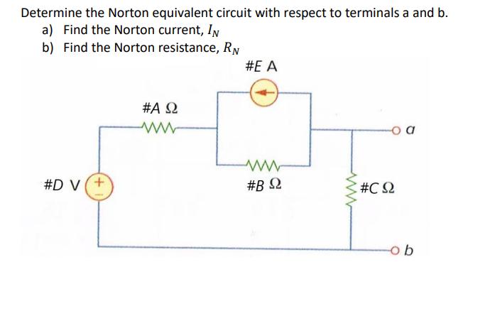 Solved Determine the Norton equivalent circuit with respect | Chegg.com
