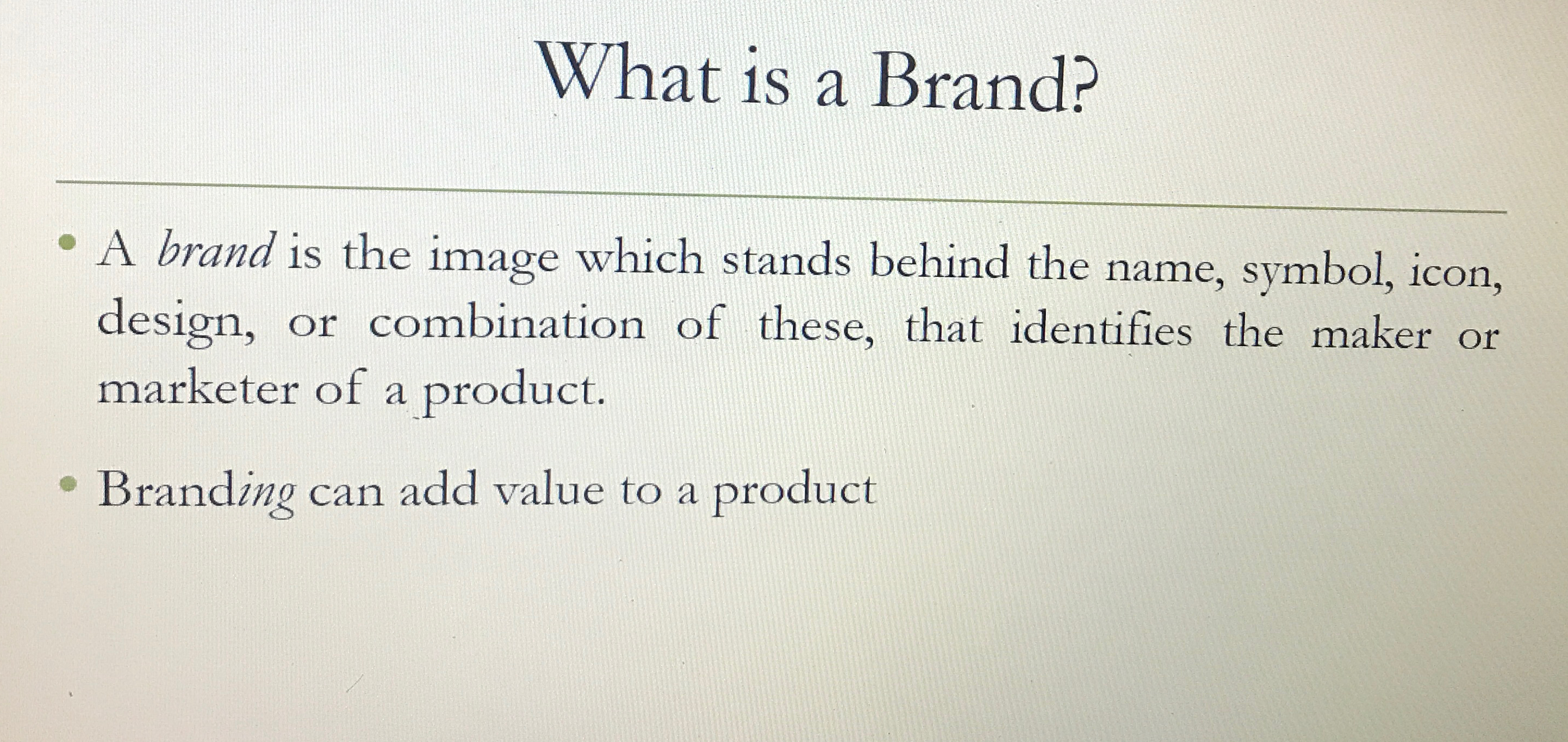 Solved What is a Brand?A brand is the image which stands | Chegg.com