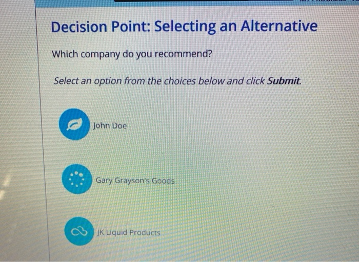 MY PROGRESS 75 Decision Point How To Compare Chegg my-progress-75-decision-point-how-to-compare-chegg