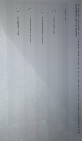 Solved The samement in a newspaper that "consigner prices | Chegg.com