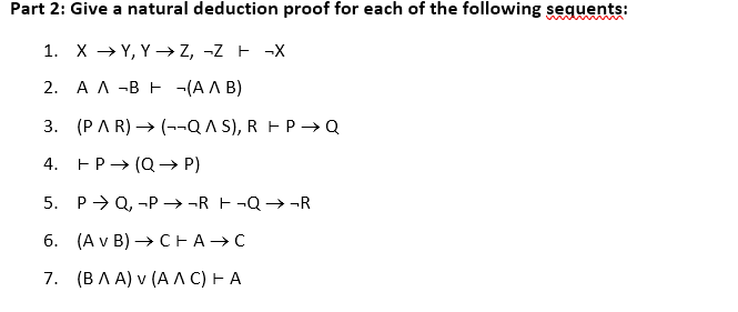 Solved Natural deduction questions in picture | Chegg.com