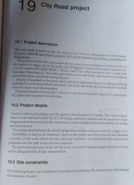 1.4.4. Pre-Tender Programme 1.4.4.1. Identify the | Chegg.com