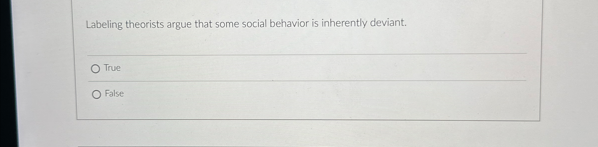 Solved Labeling theorists argue that some social behavior is | Chegg.com