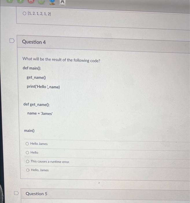Solved In Python, the primary difference between a tuple and | Chegg.com