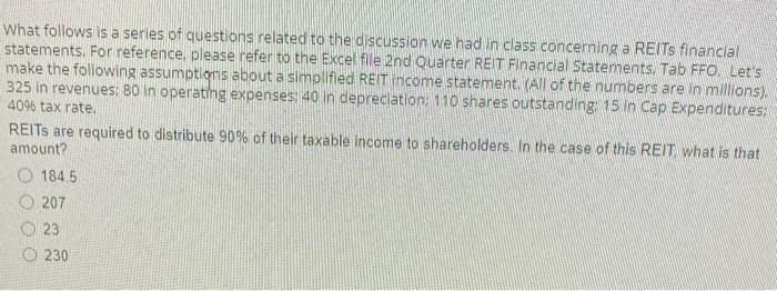 Solved What follows is a series of questions related to the | Chegg.com