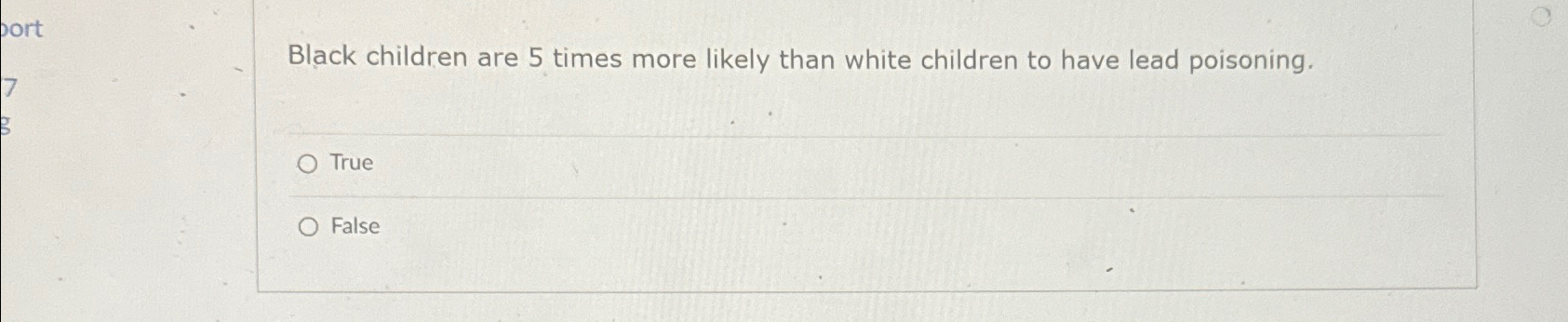 Solved Black children are 5 ﻿times more likely than white | Chegg.com