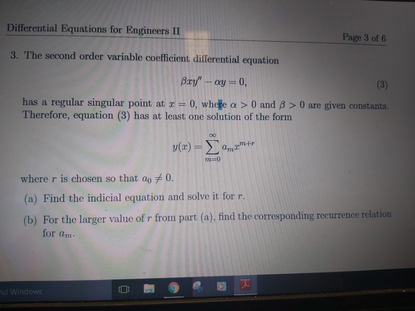 Solved Differential Equations for Engineers II Page 3 of 6 | Chegg.com