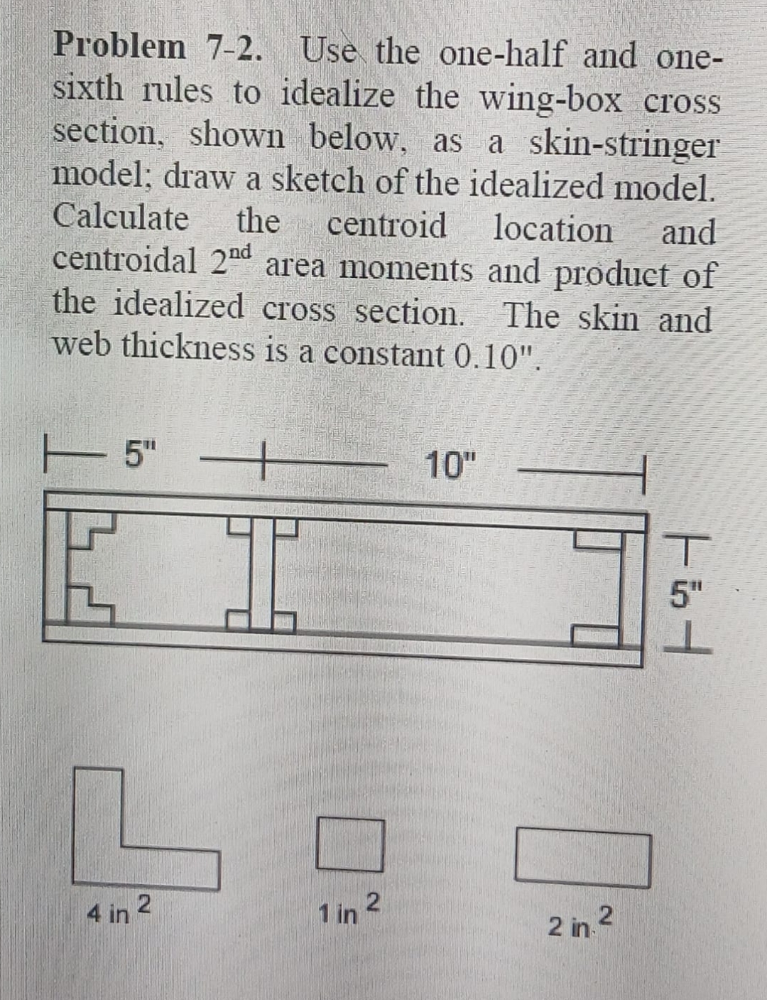 Solved Problem 7-2. ﻿Use the one-half and one-sixth rules to | Chegg.com