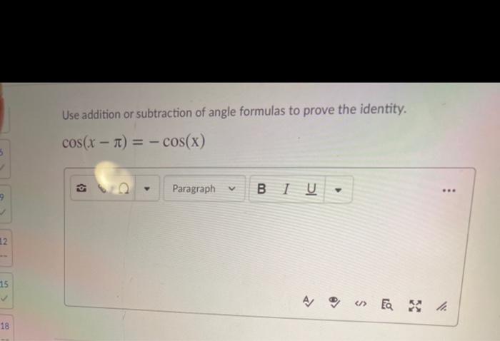 Solved Use addition or subtraction of angle formulas to | Chegg.com