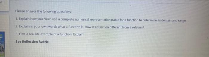 Solved Please answer the following questions: 1. Explain how | Chegg.com