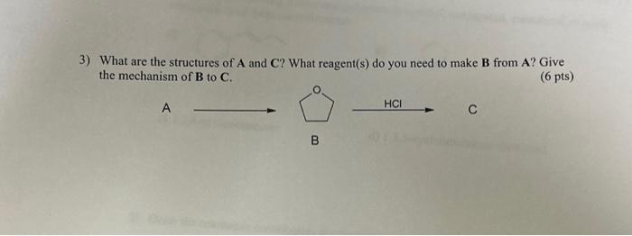 Solved 1) Write a reasonable mechanism for the following | Chegg.com