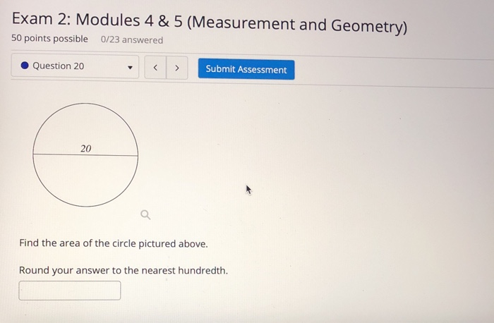 Solved Exam 2: Modules 4 & 5 (Measurement and Geometry) 50 | Chegg.com
